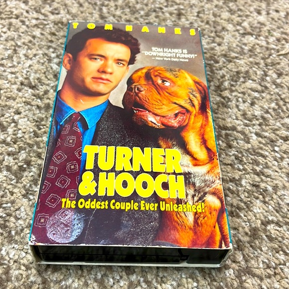 Media | Turner And Hooch Tom Hanks Vhs Videotape | Poshmark